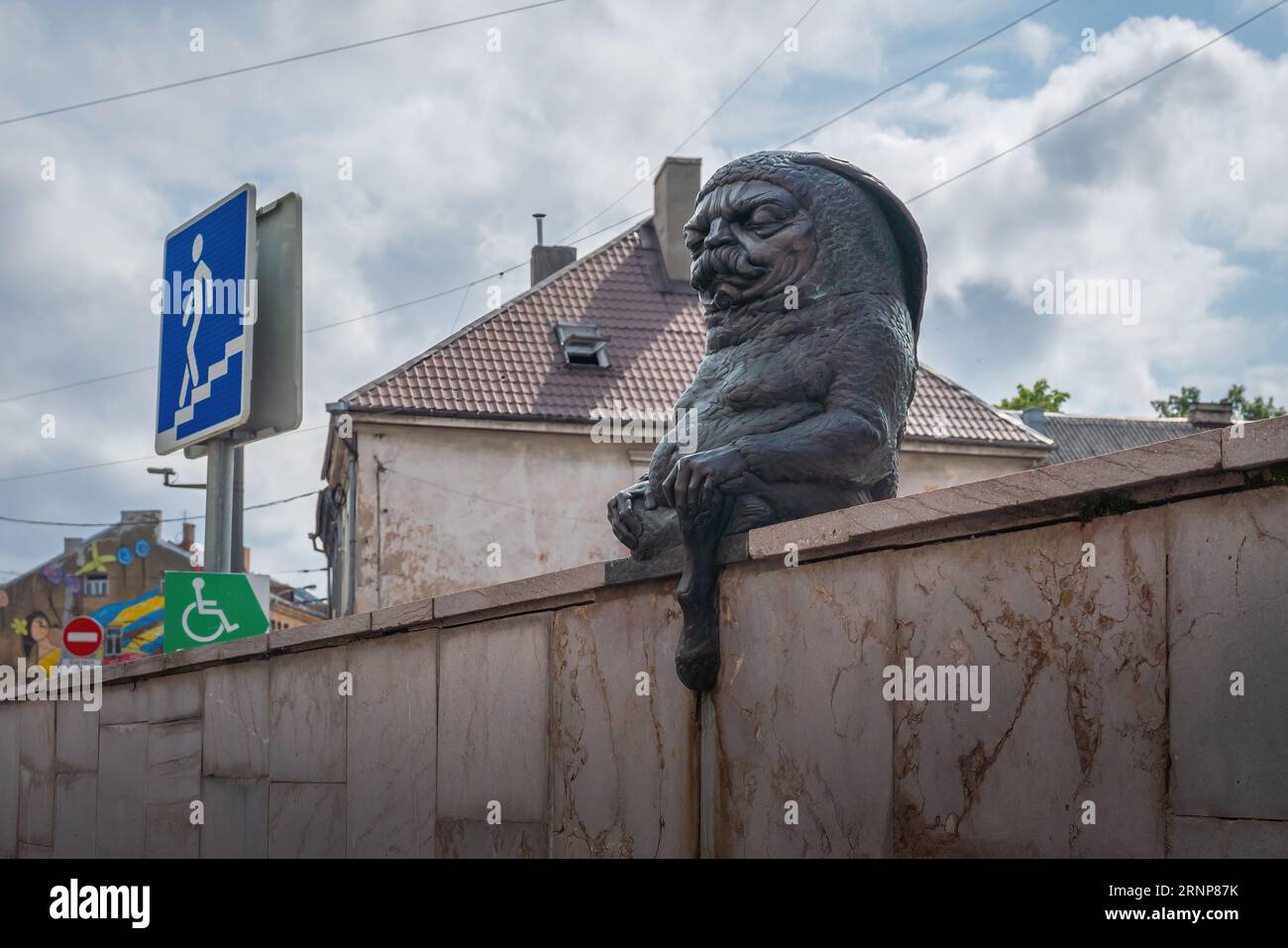 Zen Rabbit Sculpture by Lukas Siupsinskas - Kaunas, Lithuania Stock ...