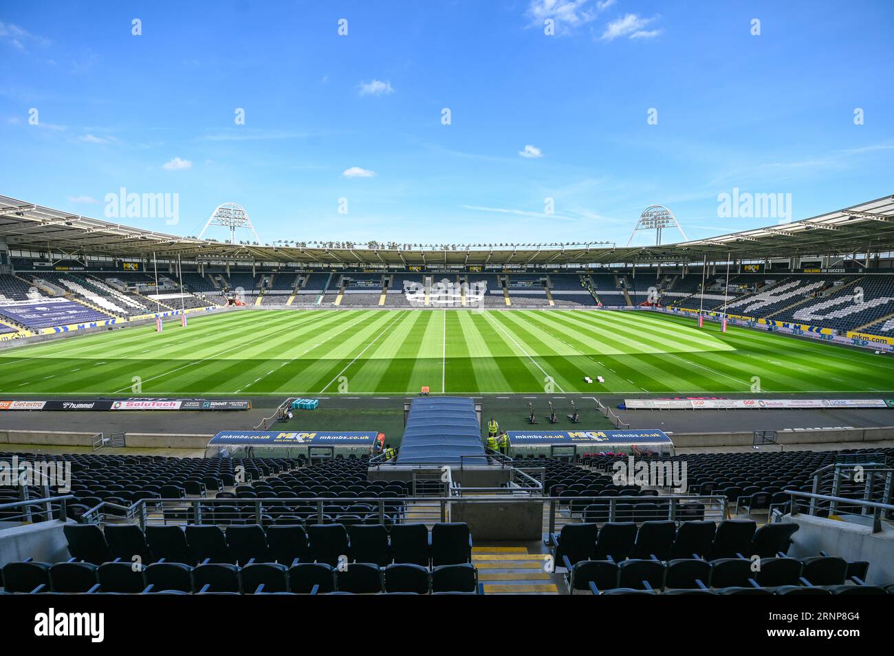 A general view of the ground ahead of the Betfred Super League Round 24 ...