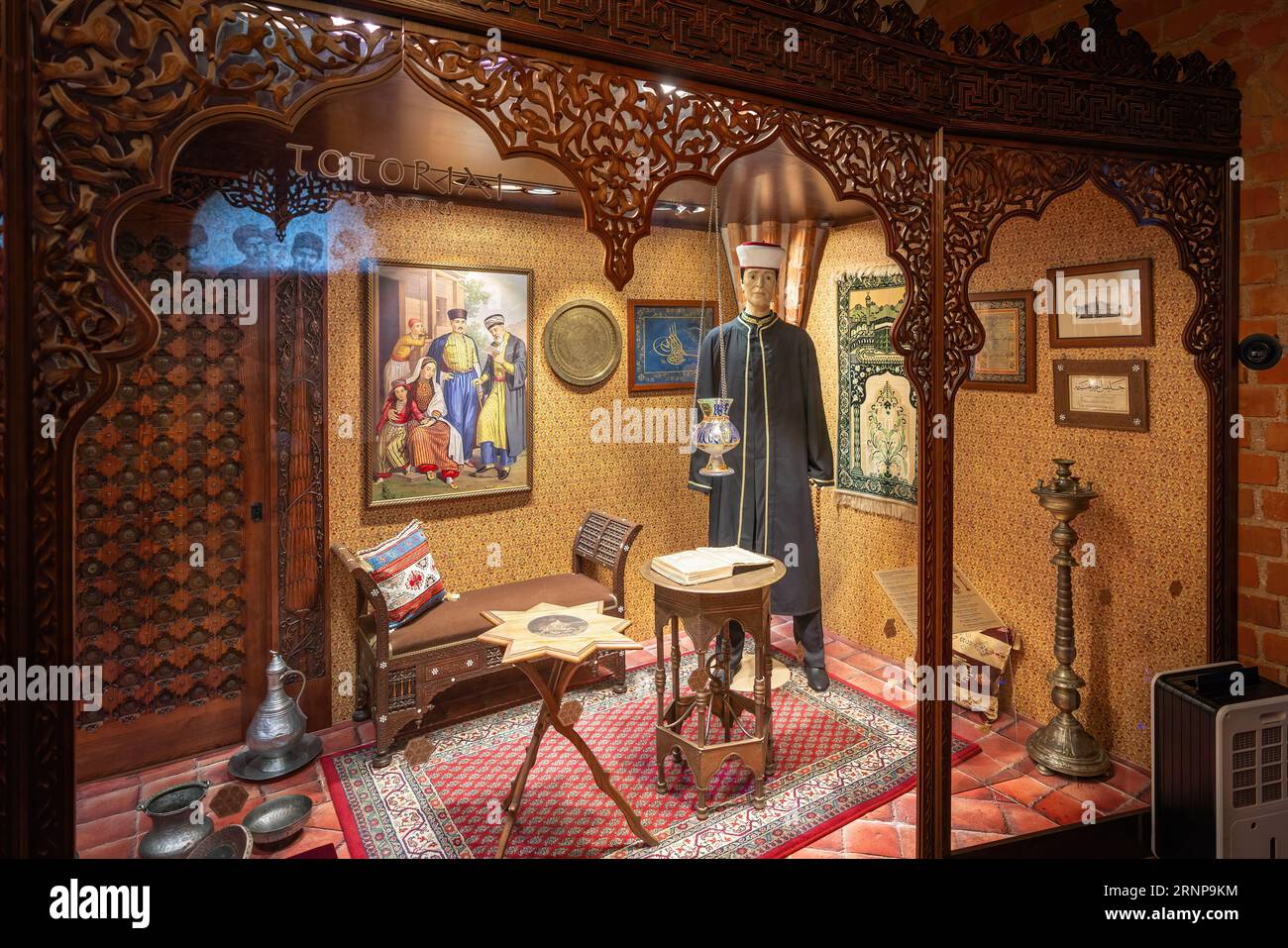 Tatar culture and people exhibition at Trakai Island Castle Interior ...