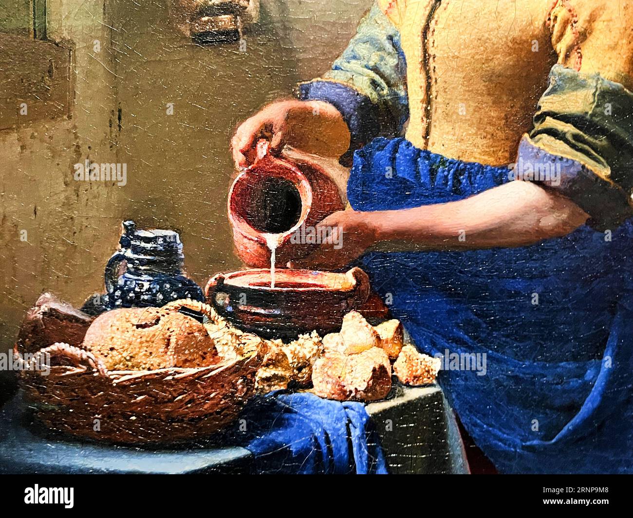 Vermeer milkmaid gallery hi-res stock photography and images - Alamy