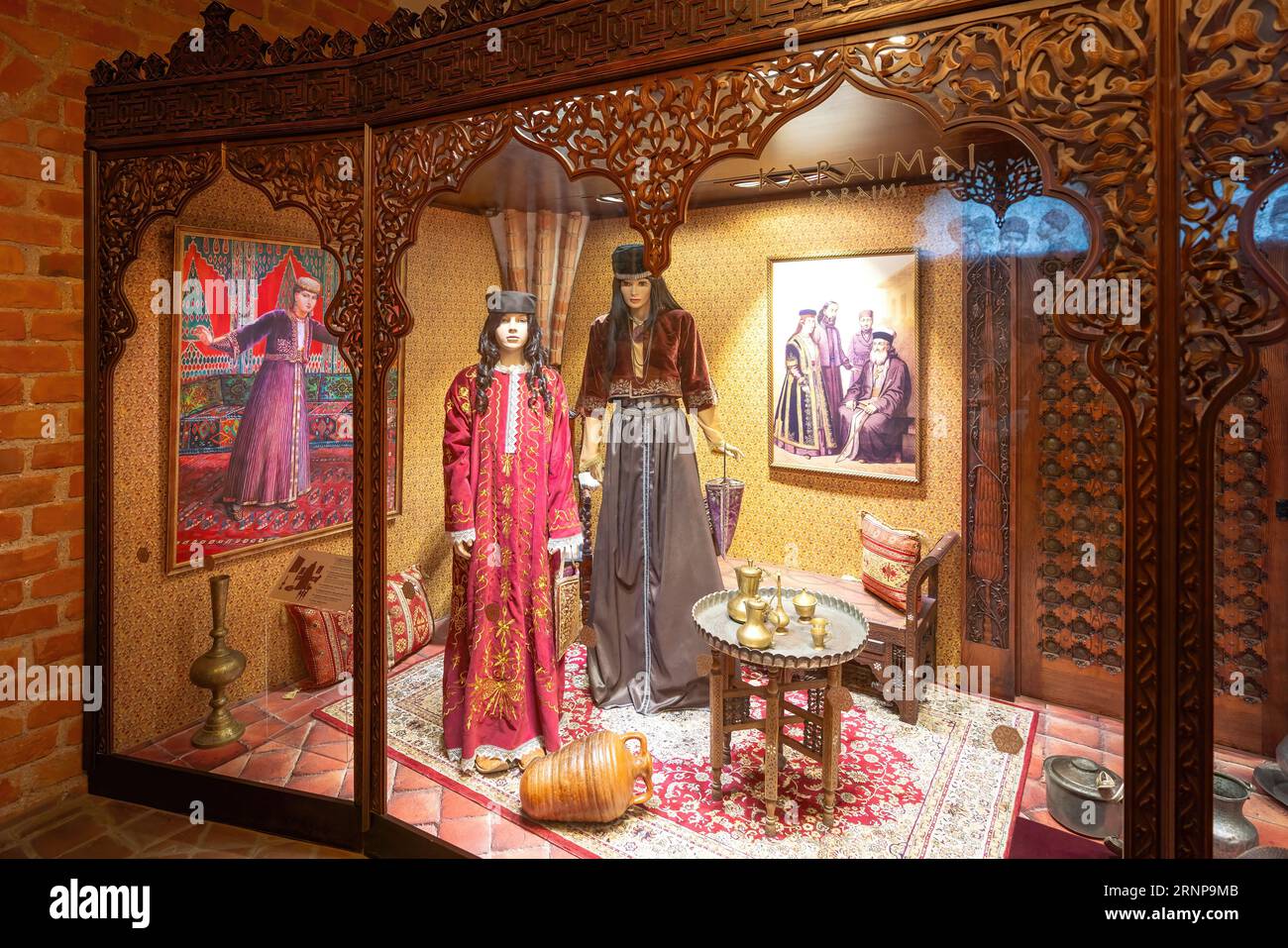 Karaim culture and people exhibition at Trakai Island Castle Interior ...