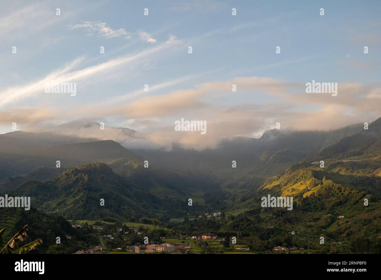 Aerial View of the Beautiful Mountain Range Surrounding Jardin ...