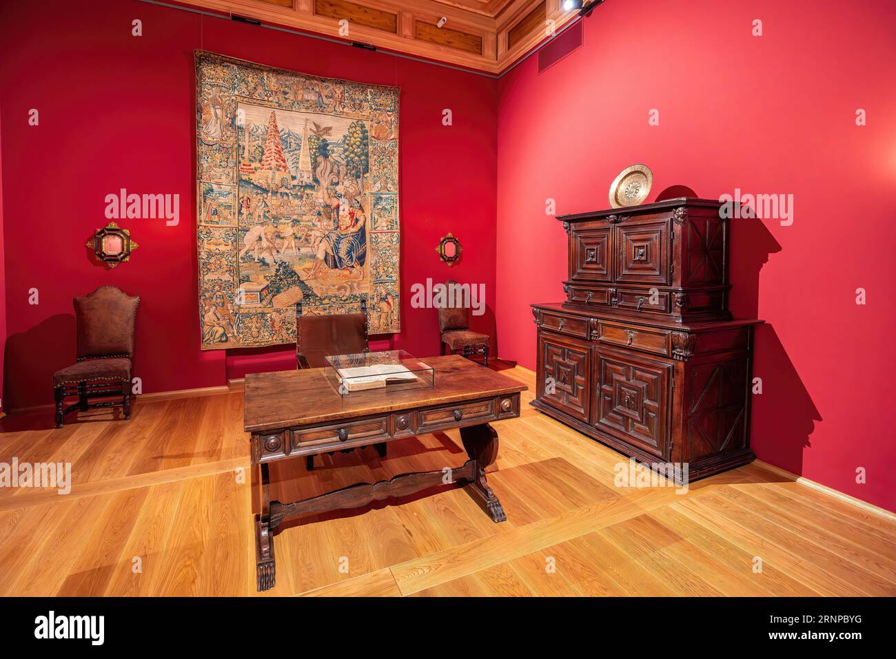 Baroque Grand Duke Cabinet at Palace of the Grand Dukes of Lithuania ...