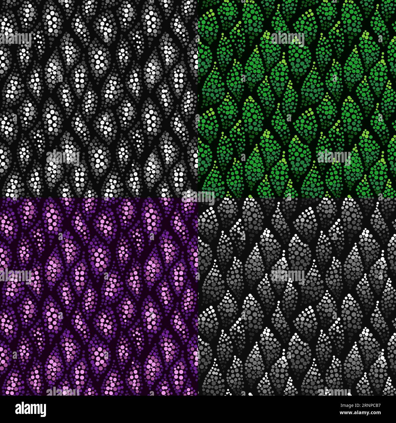 Set of colorful dotted abstract patterns for your design. Collection of ...