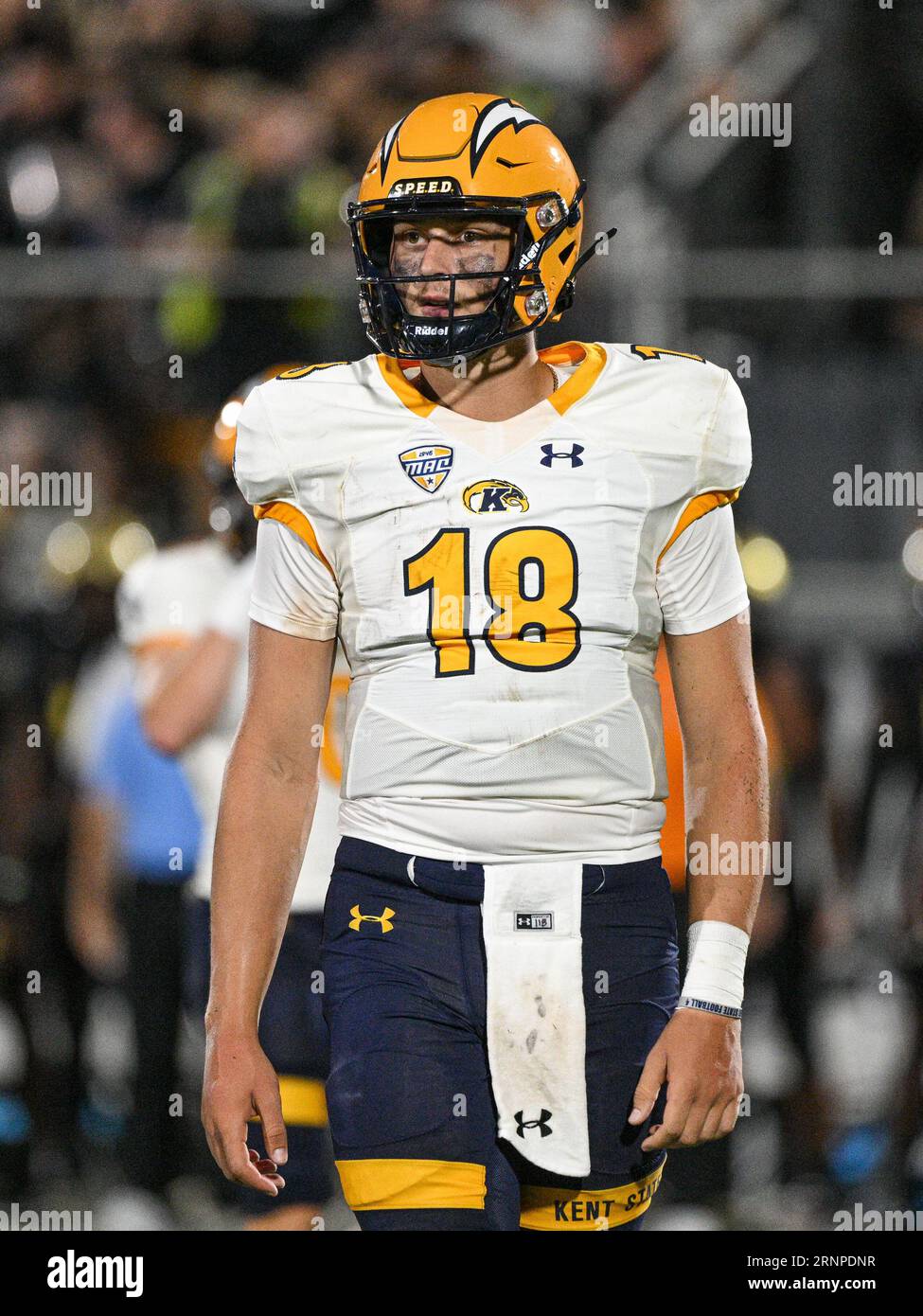 Orlando, USA. 31st Aug, 2023. August 31, 2023: Kent State quarterback ...