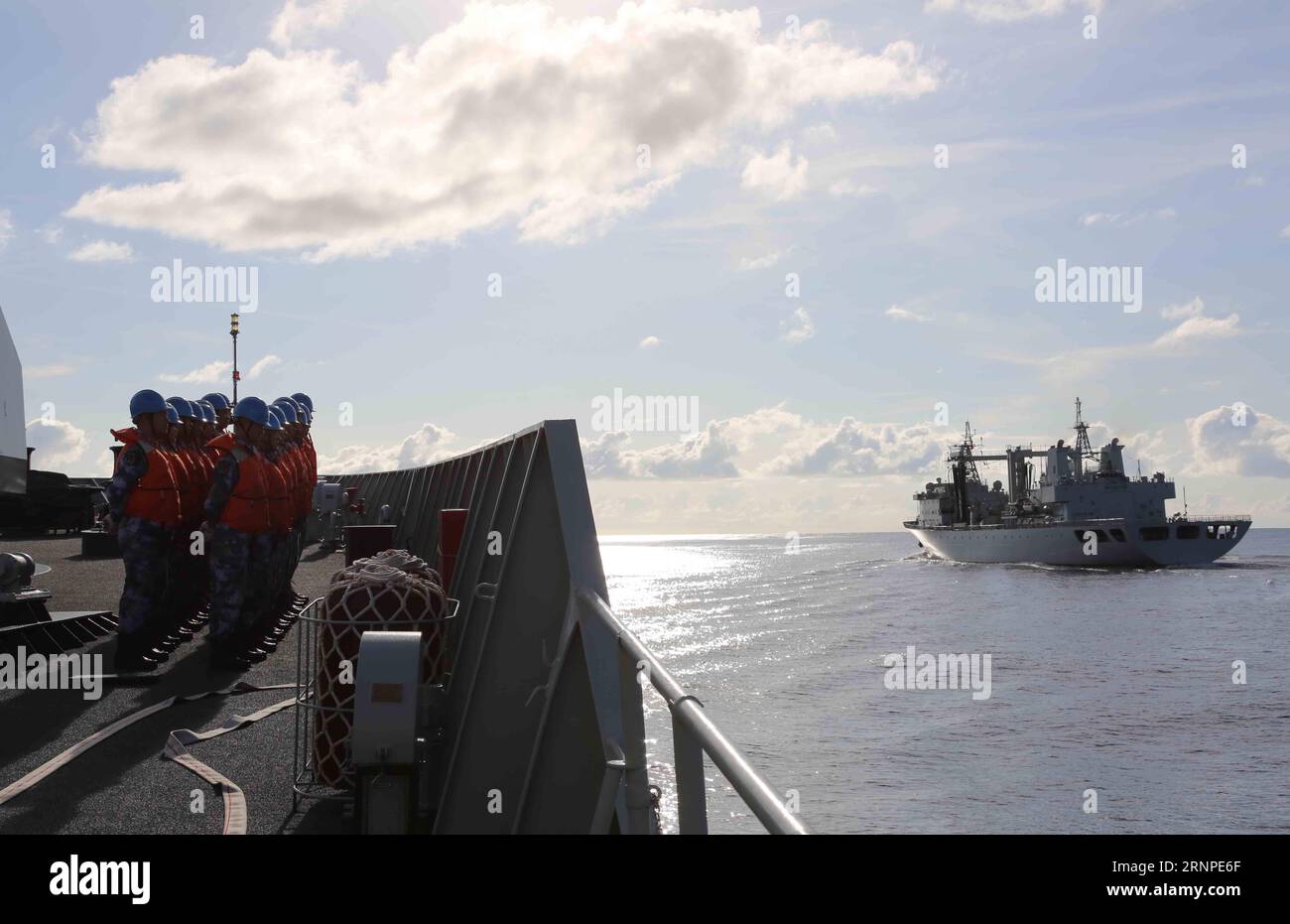 (170825) -- WESTERN INDIAN OCEAN, Aug. 25, 2017 -- A Chinese naval ...