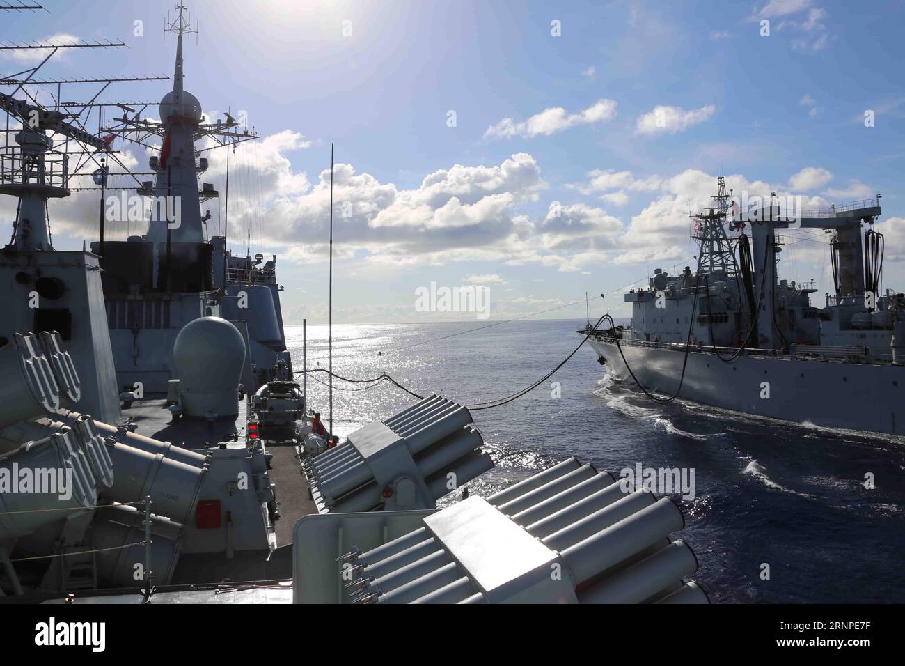(170825) -- WESTERN INDIAN OCEAN, Aug. 25, 2017 -- A Chinese naval ...