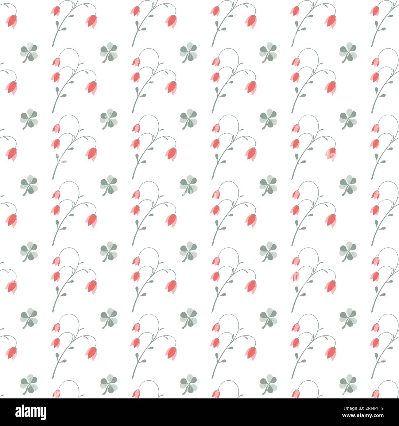 Floral mosaic red white Cut Out Stock Images & Pictures - Alamy