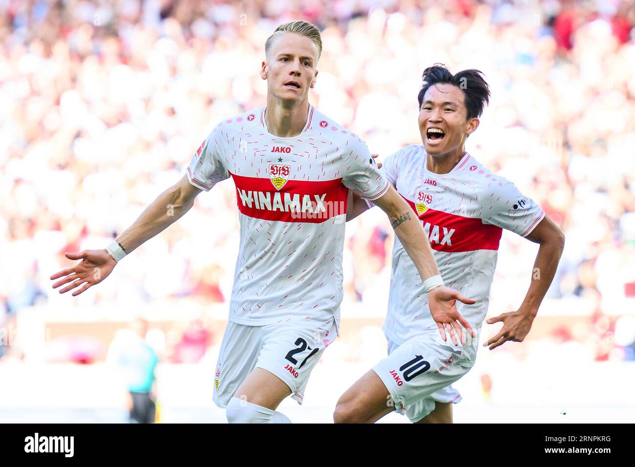 Stuttgart, Germany. 02nd Sep, 2023. Soccer: Bundesliga, VfB Stuttgart - SC Freiburg, Matchday 3 ...