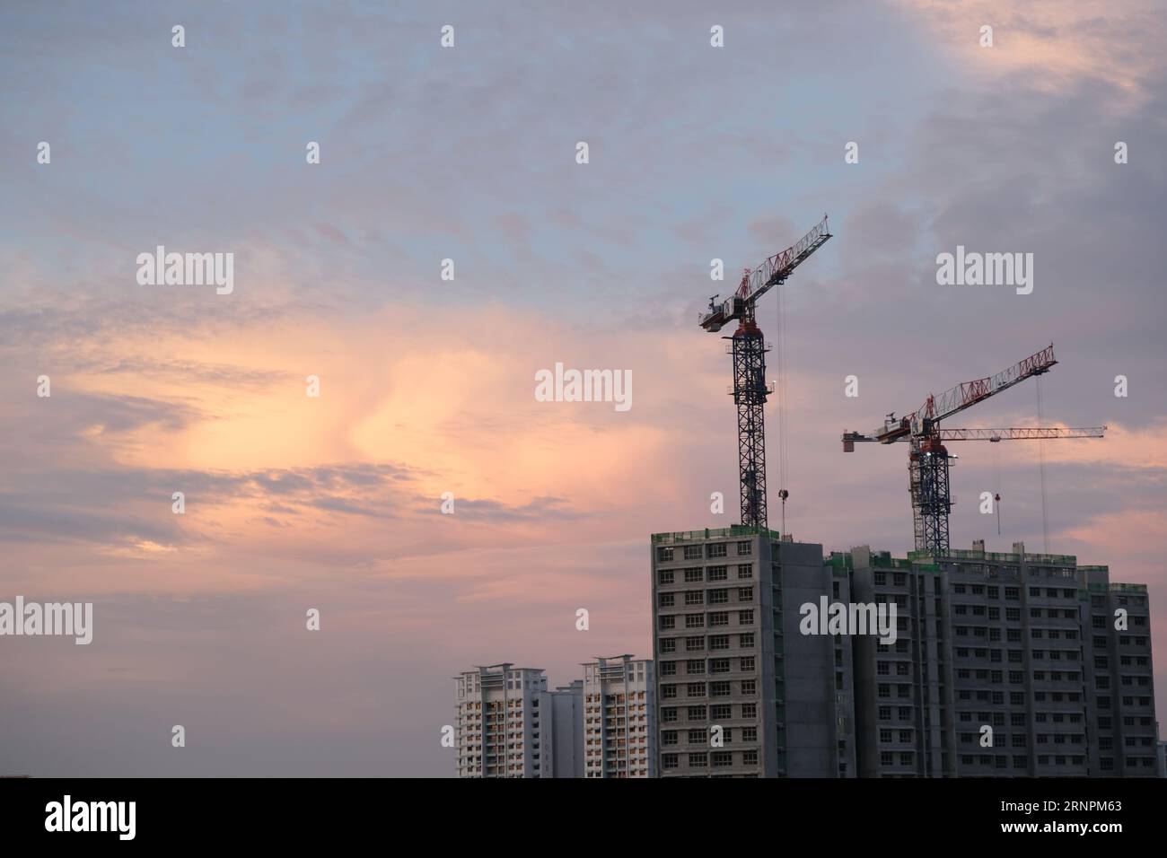New public HDB housing under construction in Singapore's Boon Keng ...