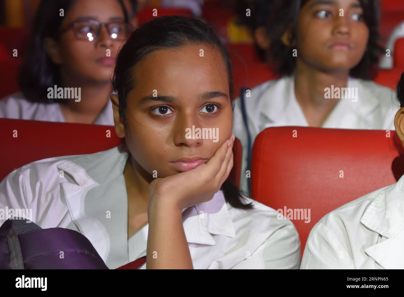 School students live observing remotely the launch of 'Aditya-L1 ...