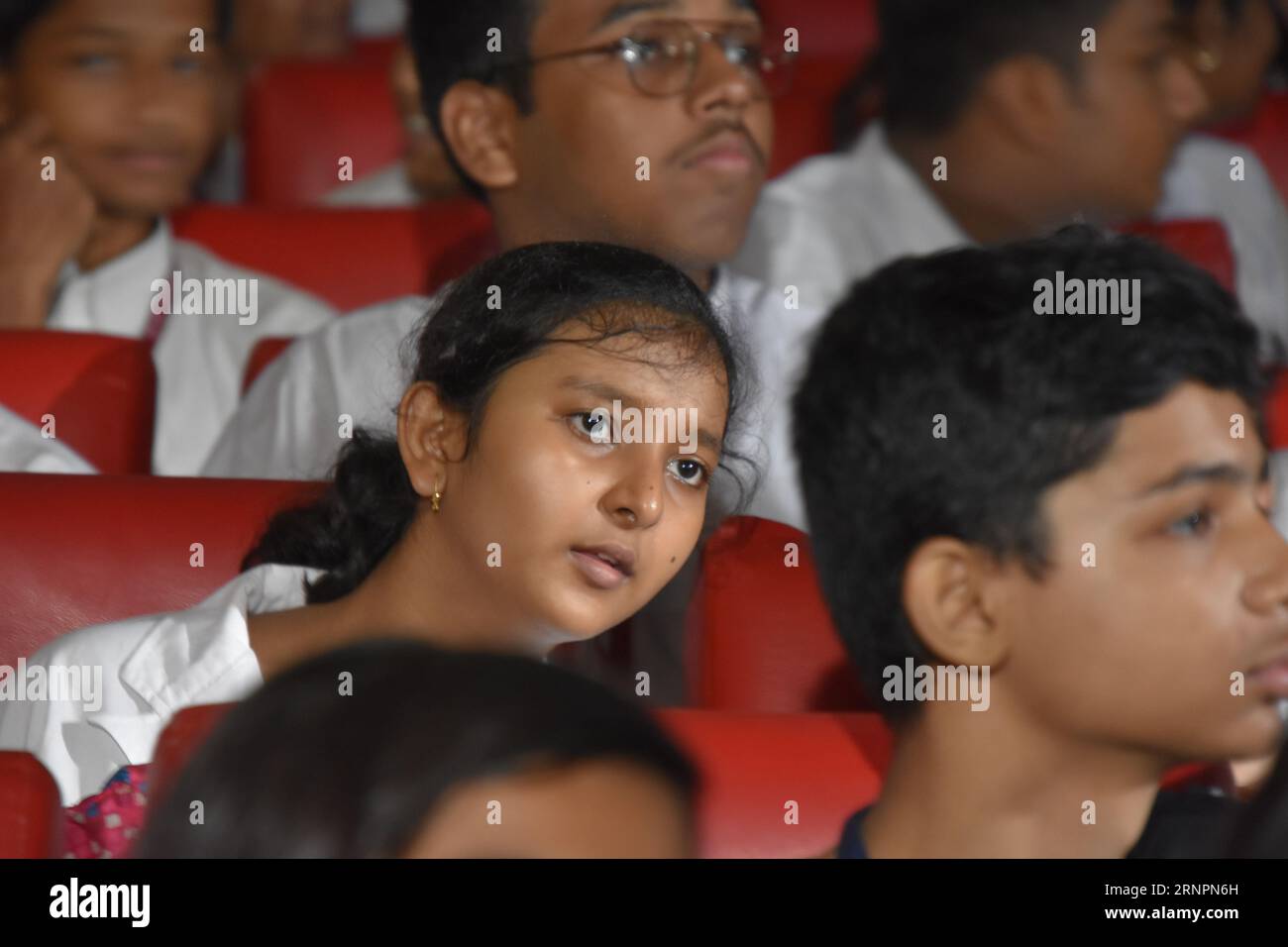 School students live observing remotely the launch of 'Aditya-L1 ...
