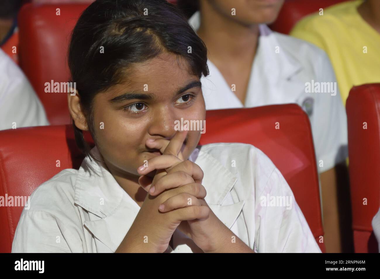 School students live observing remotely the launch of 'Aditya-L1 ...
