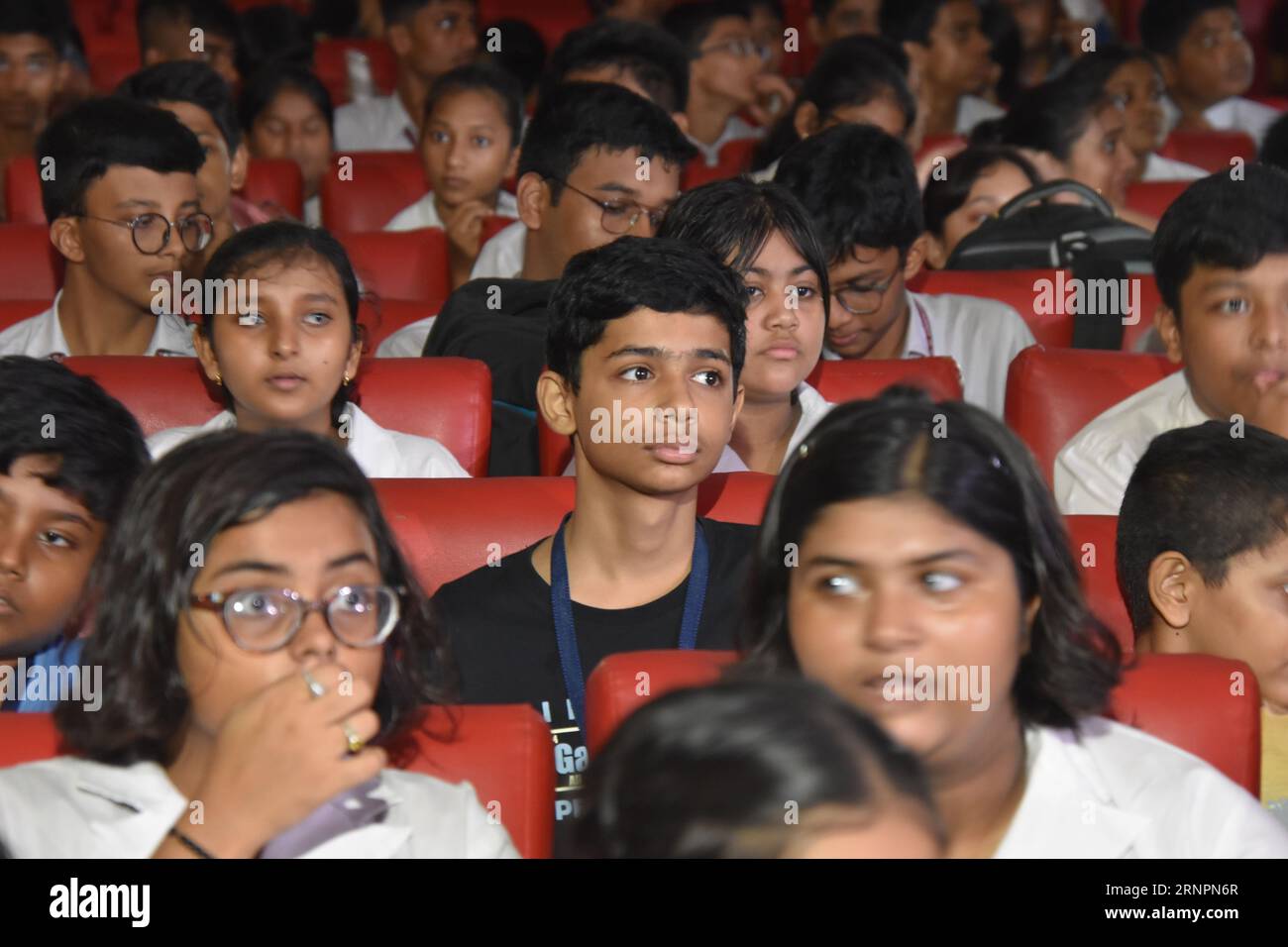 School students live observing remotely the launch of 'Aditya-L1 ...