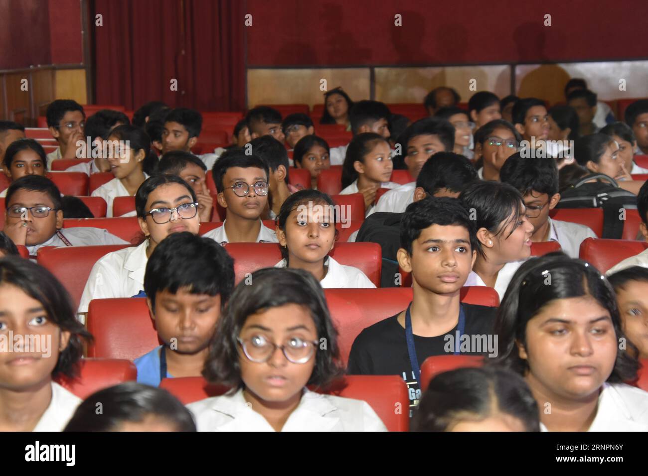 School students live observing remotely the launch of 'Aditya-L1 ...