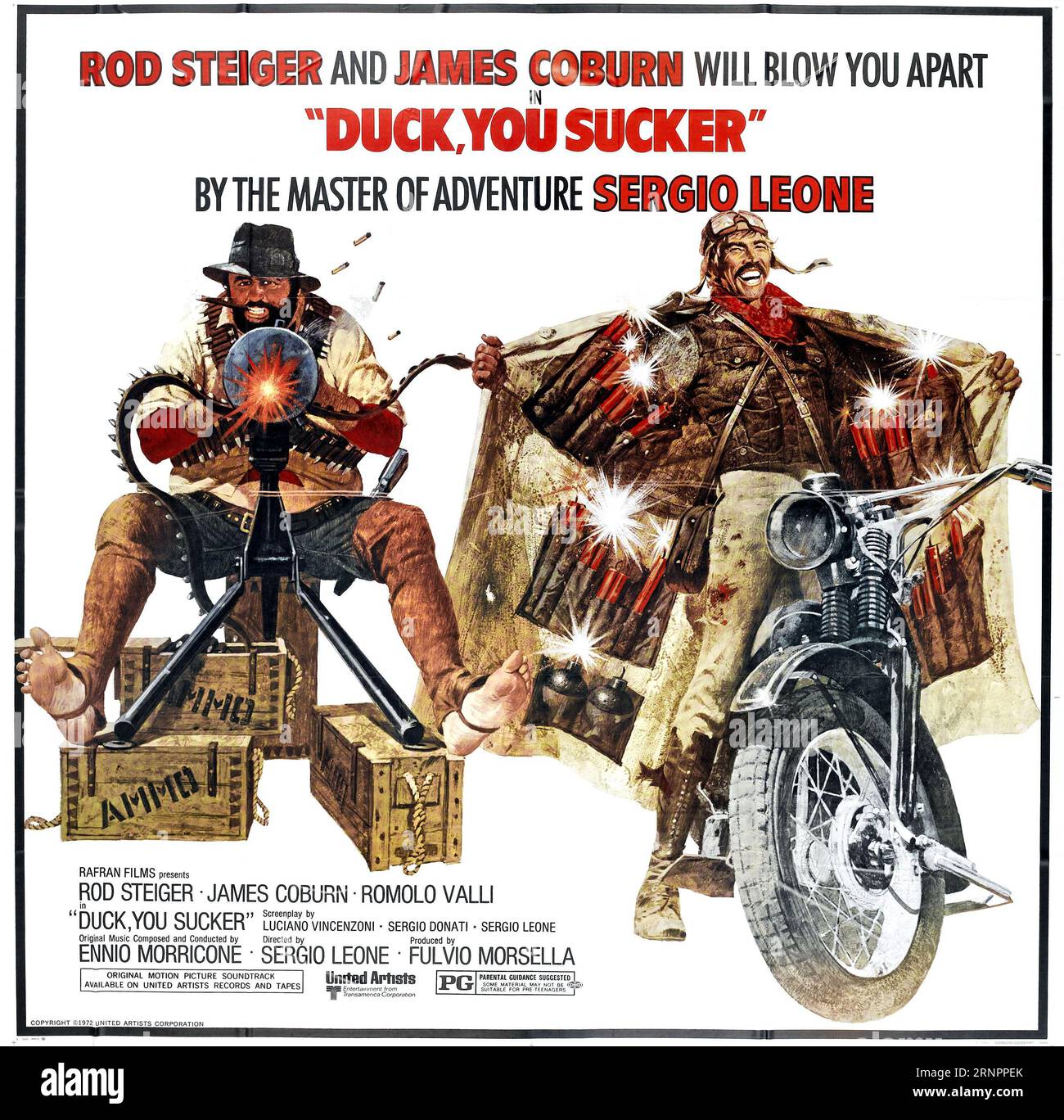 DUCK, YOU SUCKER (1971) -Original title: GIU LA TESTA-, directed by ...