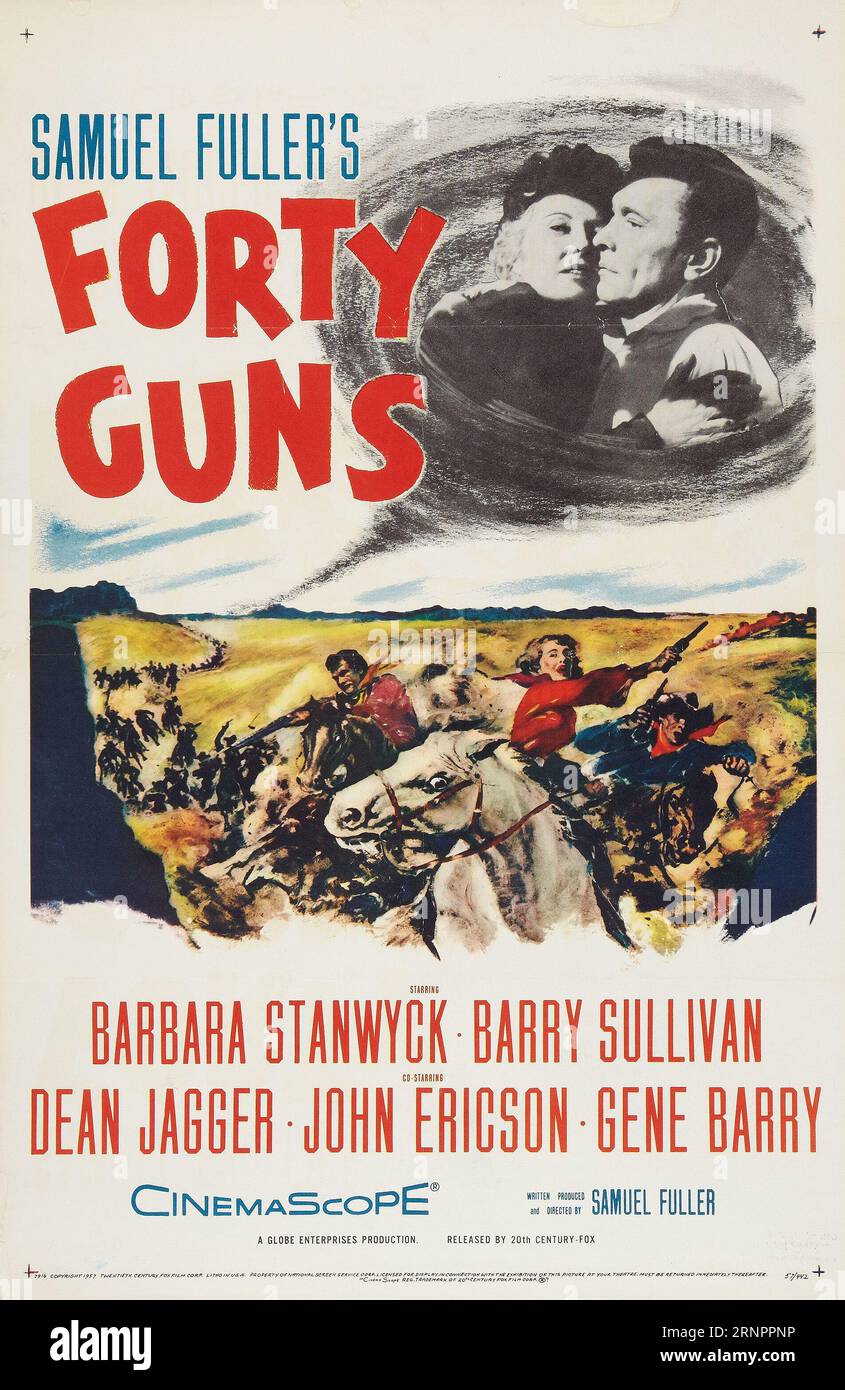 FORTY GUNS (1957), directed by SAMUEL FULLER. Credit: 20TH CENTURY FOX ...