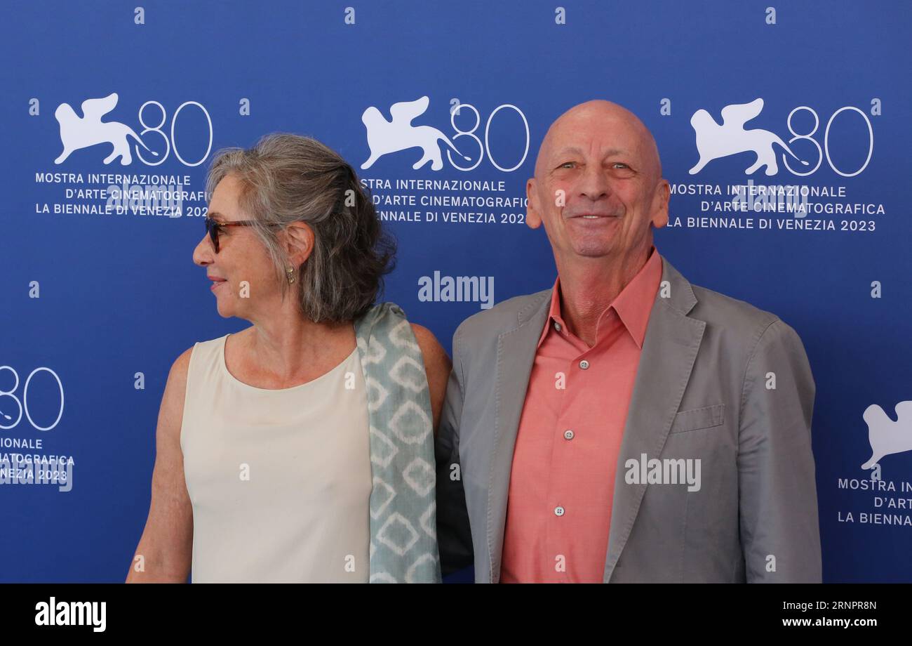 Venice, Italy, 2nd September, 2023. Nina Bernstein Simmons, Alexander ...