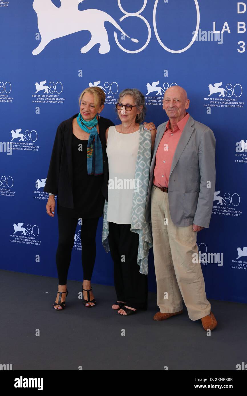 Venice, Italy, 2nd September, 2023. Jamie Bernstein, Nina Bernstein ...