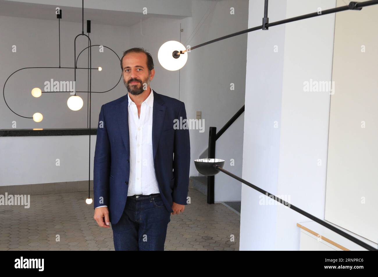 (170905) -- BRUSSELS, Sept. 5, 2017 -- Designer Michael Anastassiades ...