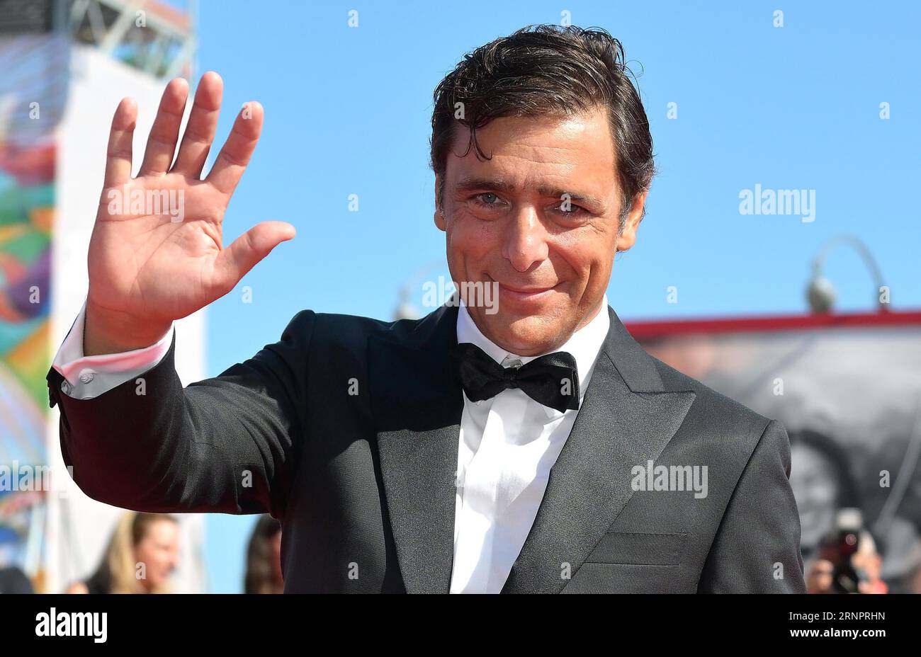 September 2, 2023, VENICE, ITALY: Italian actor Adriano Giannini ...
