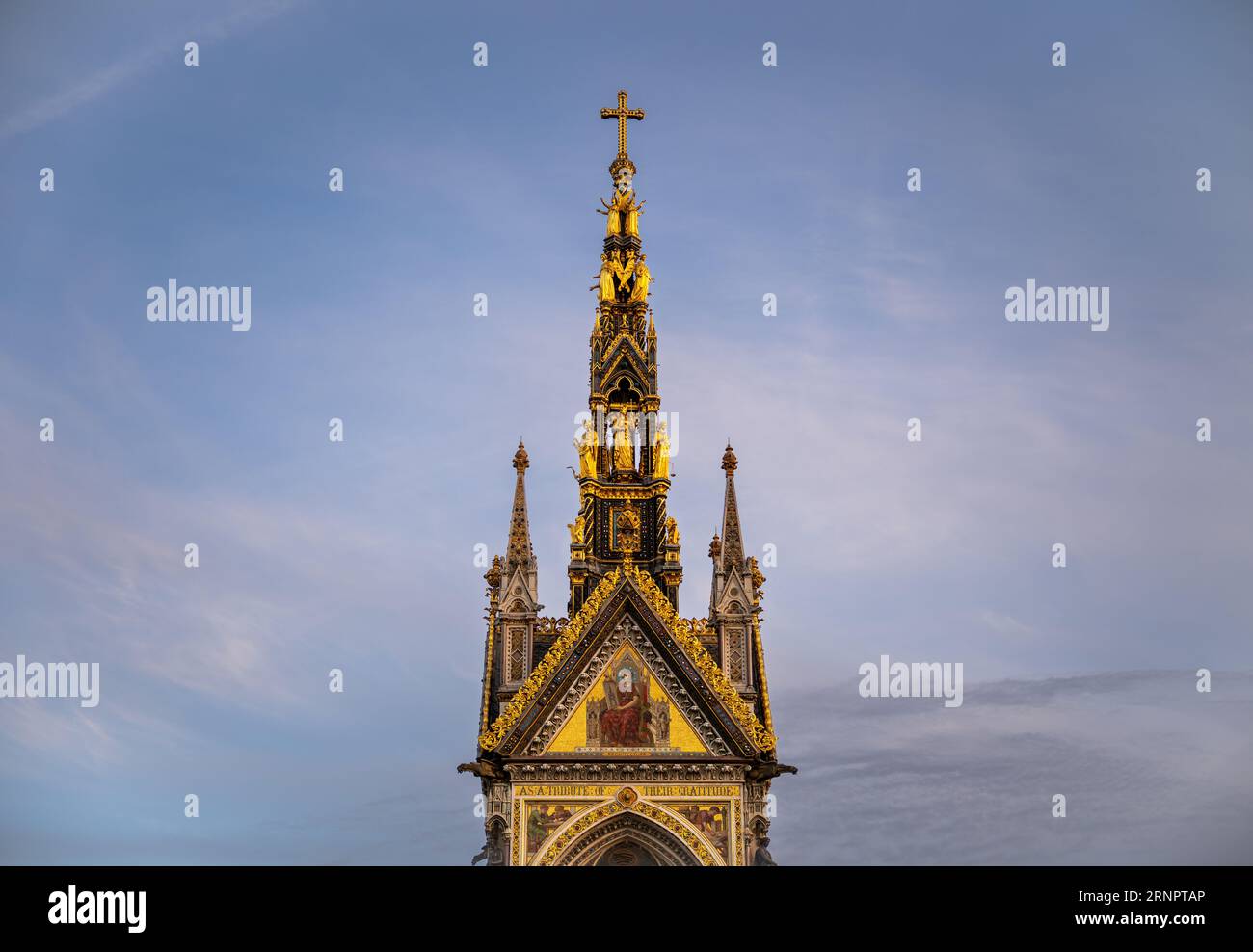 London, UK: The Albert Memorial in Kensington Gardens in memory of ...