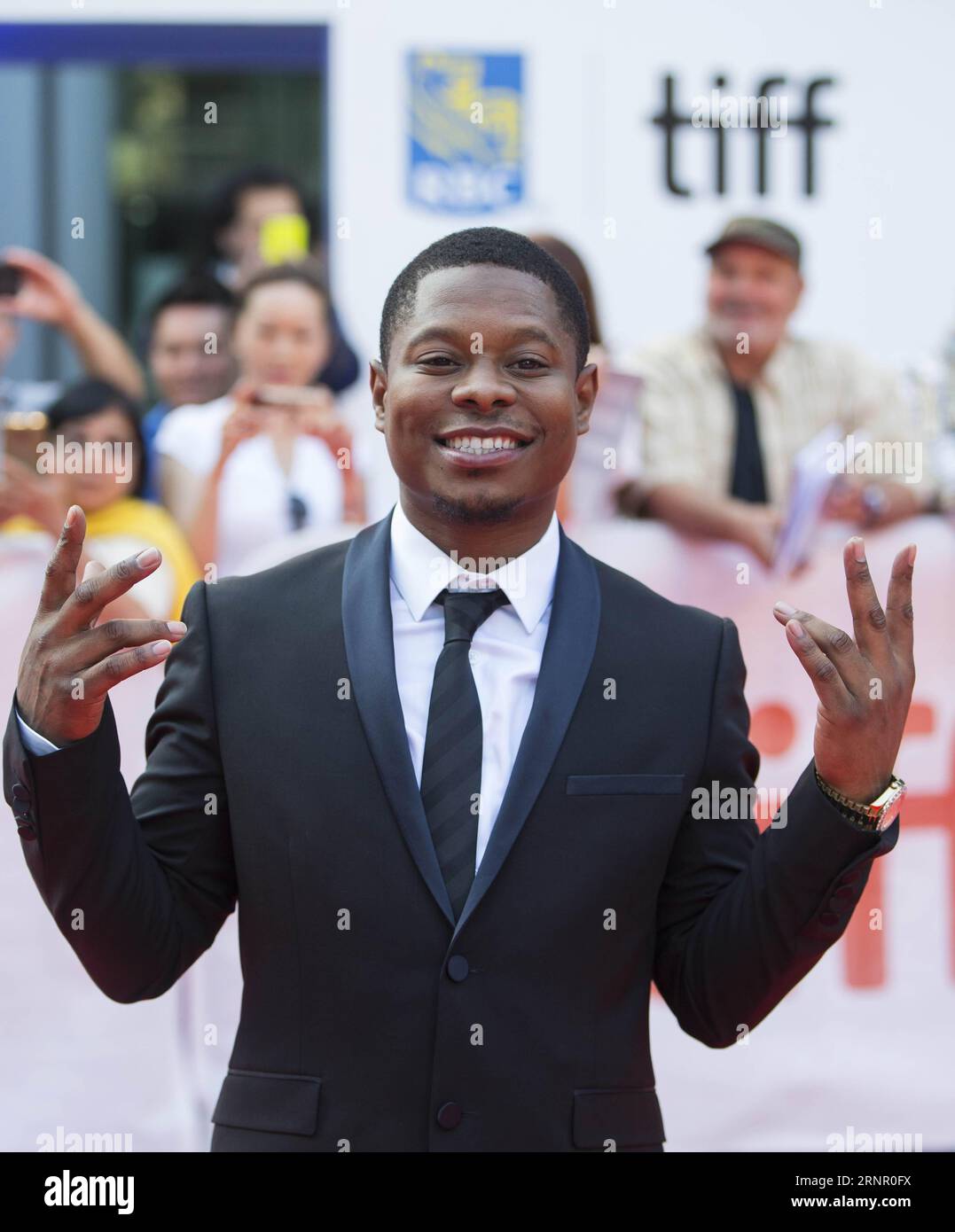 (170913) -- TORONTO, Sept. 13, 2017 -- Actor Jason Mitchell poses for ...