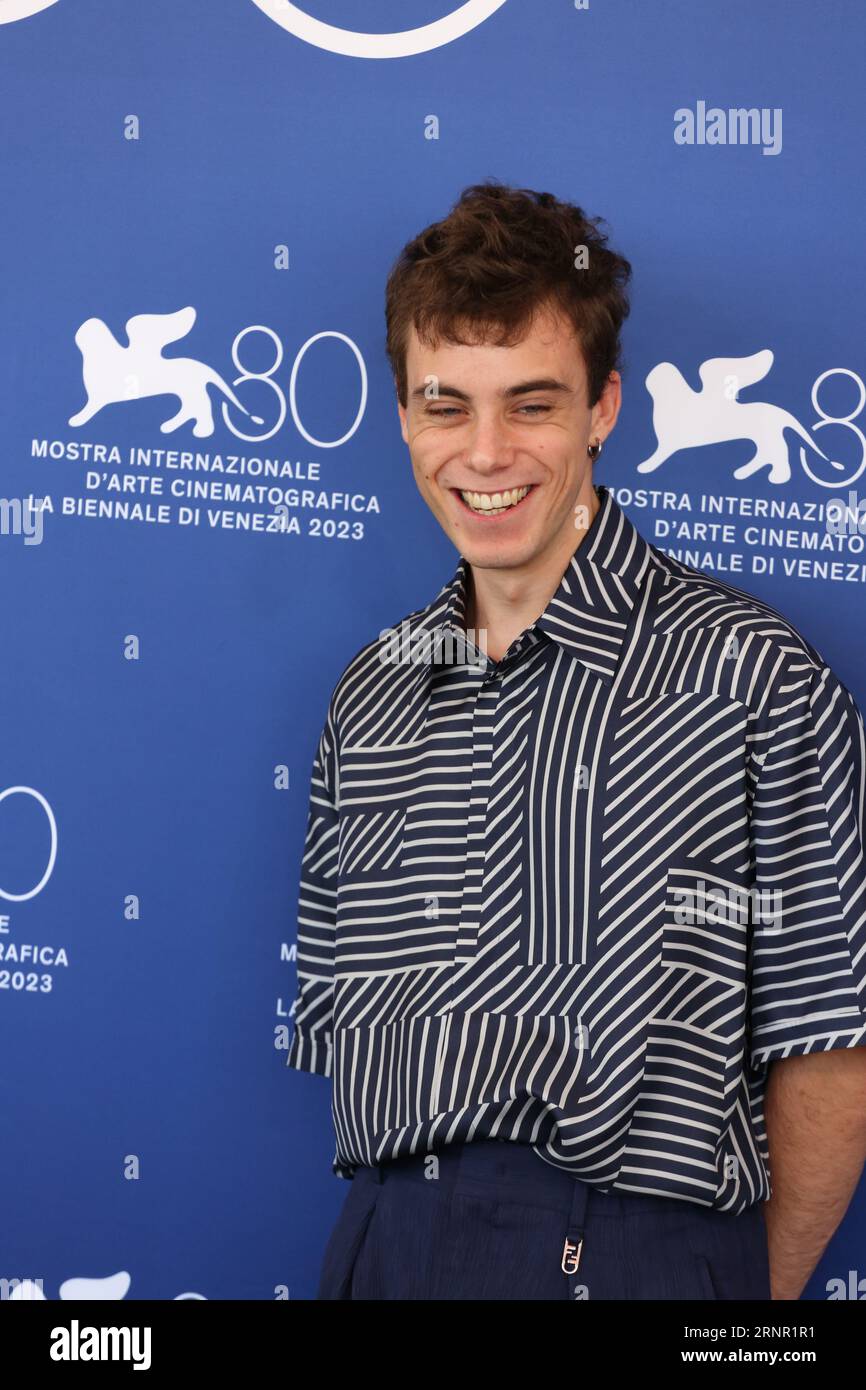 Venice, Italy, 2nd September, 2023. Gianmarco Franchini at the photo ...