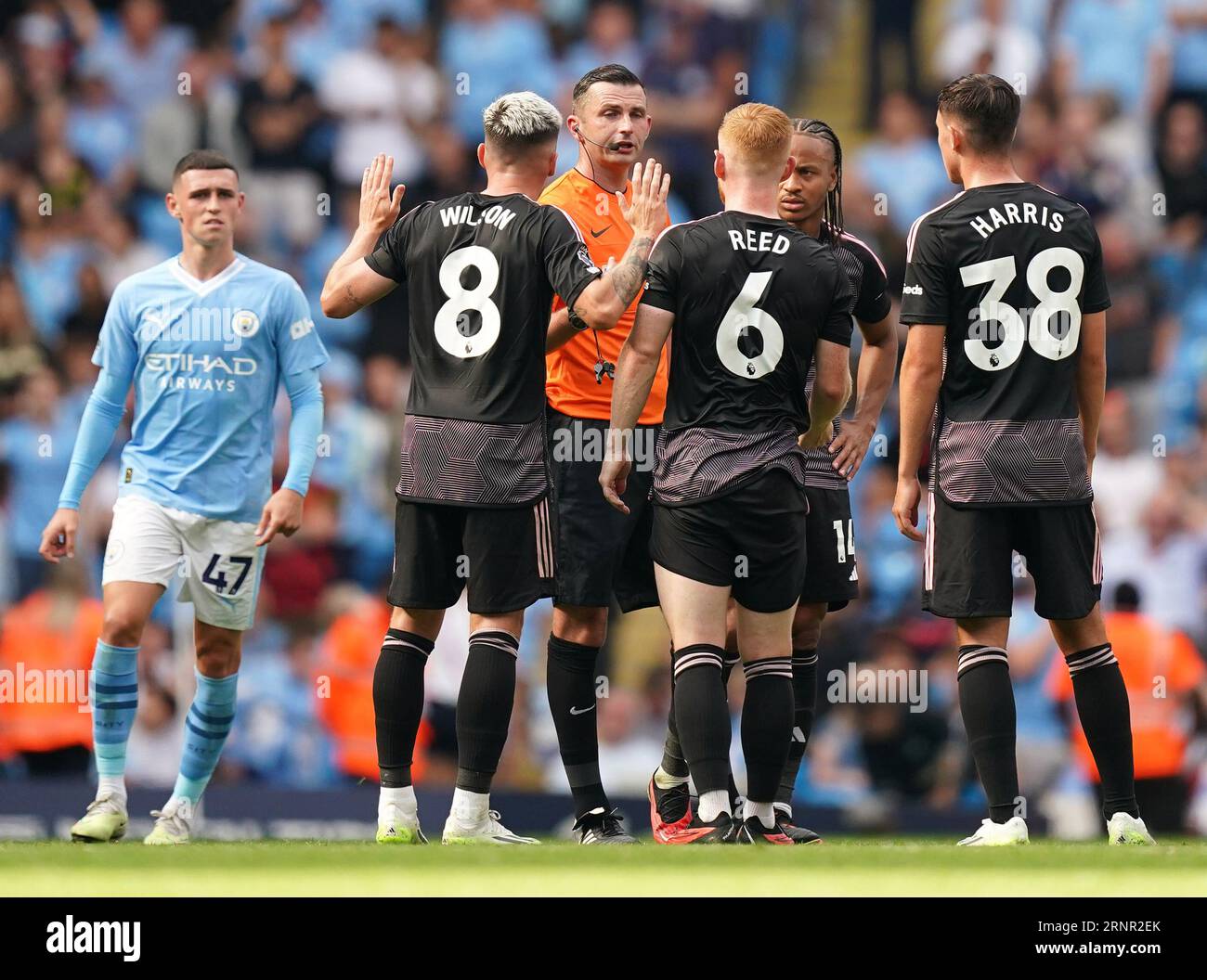 Referee michael oliver second hi-res stock photography and images - Alamy