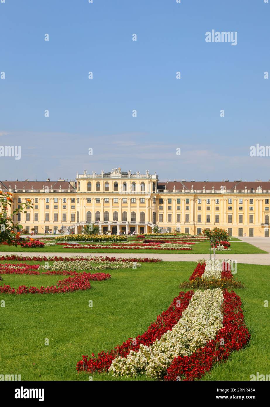 Habsburg dynasty summer residence vienna austria hi-res stock ...