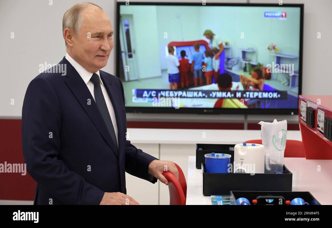 Turginovo Village, Russia. 02nd Sep, 2023. Russian President Vladimir ...