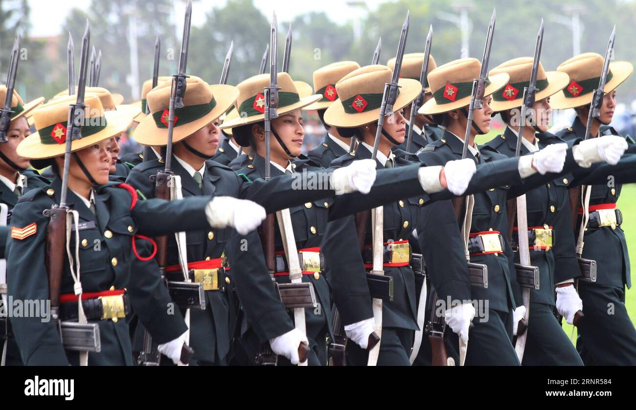 Nepal army parade hi-res stock photography and images - Alamy
