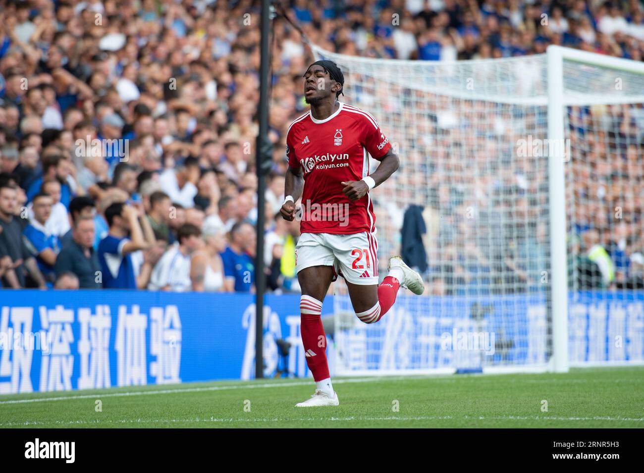 London, UK. 02nd Sep, 2023. Anthony Elanga of Nottingham Forest ...