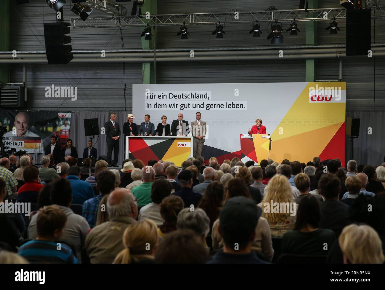 (170919) -- SCHWERIN(GERMANY), Sept. 19, 2017 -- German Chancellor ...
