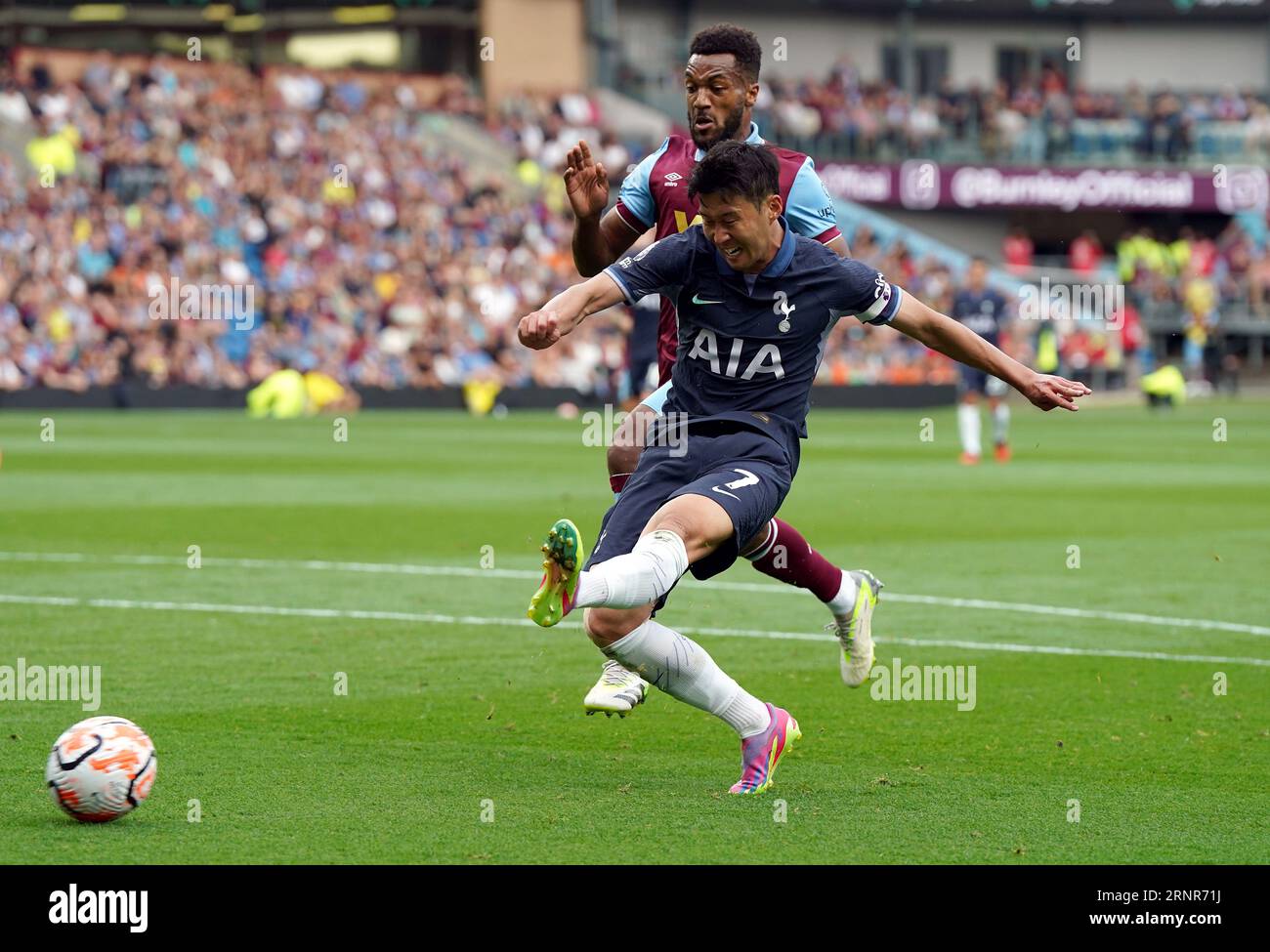 Tottenham Hotspurs Son Heung Min Scores Their Sides Fifth Goal Of The