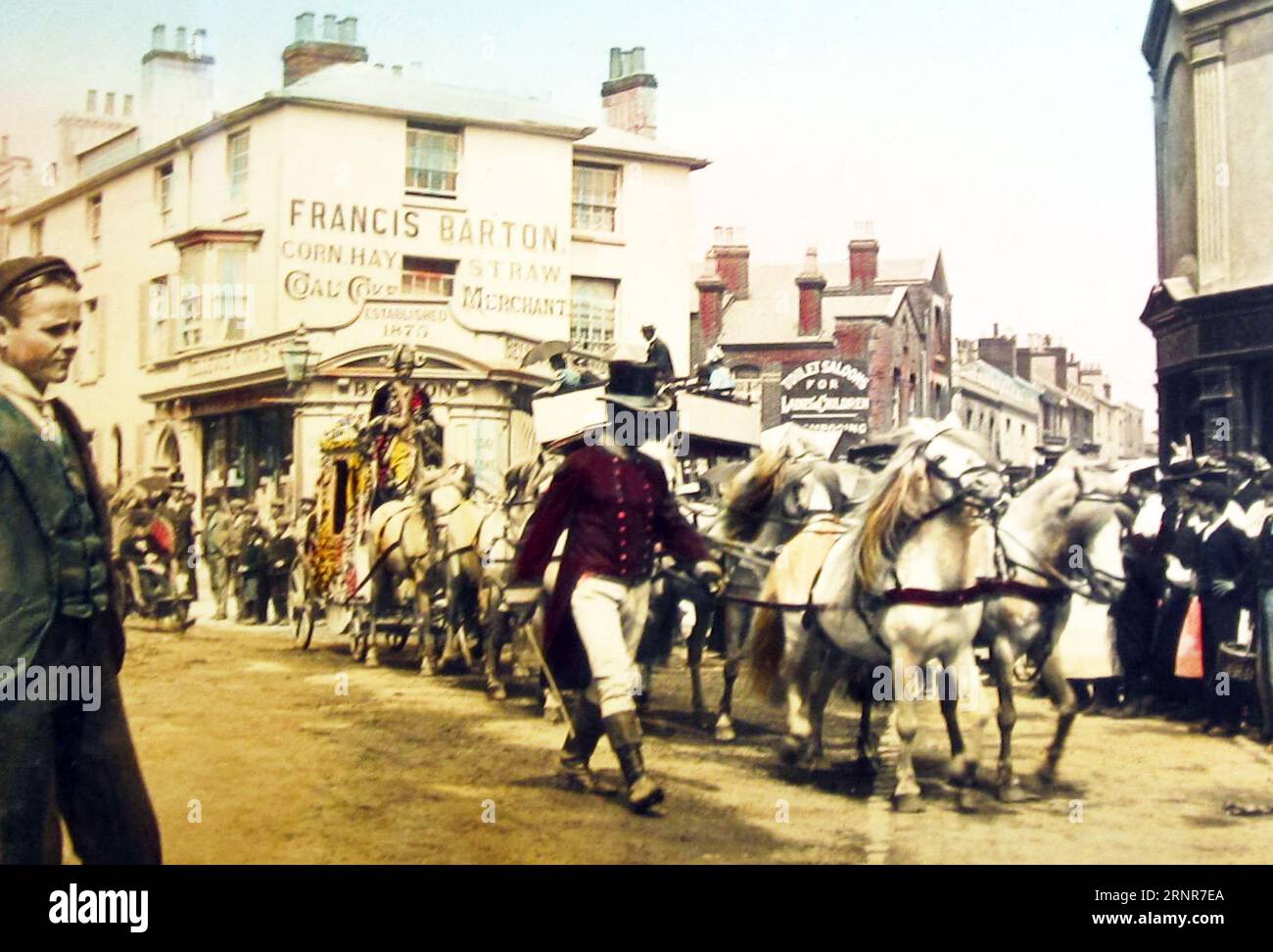 Sangers Circus procession, Southampton, early 1900s Stock Photo - Alamy