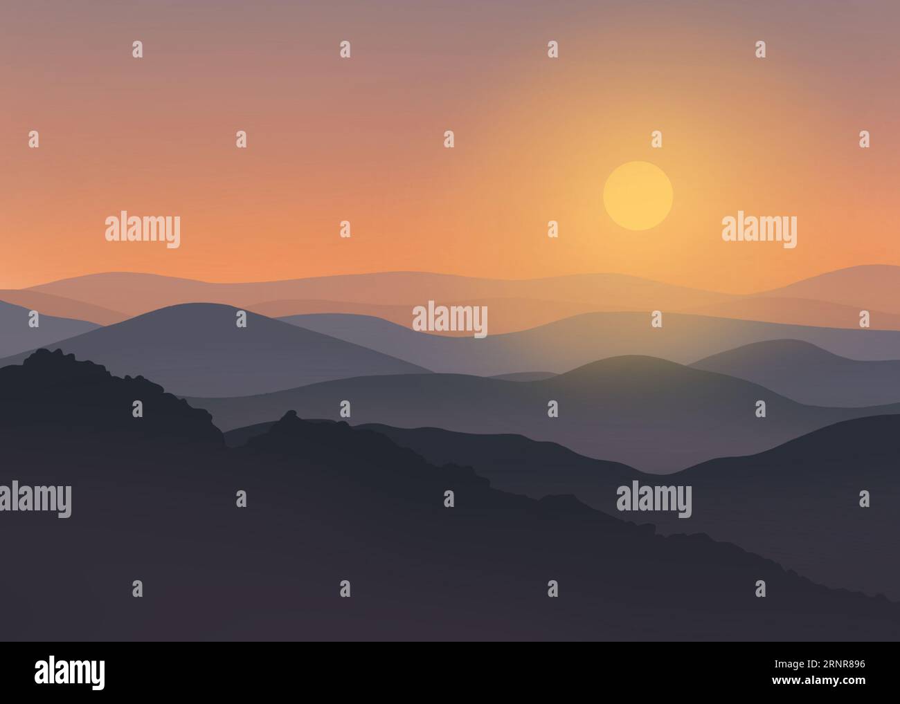 Cartoon sun behind clouds hi-res stock photography and images - Alamy