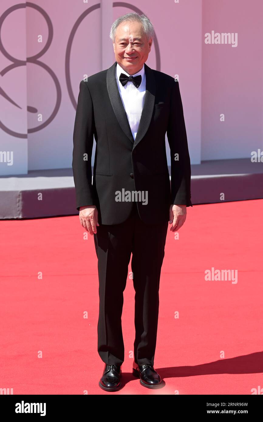 Venice Lido, Italy. 02nd Sep, 2023. Ang Lee attends the red carpet for ...