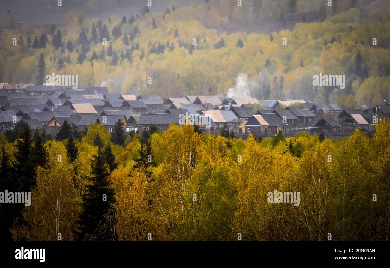 (170923) -- ALTAY, Sept. 23, 2017 -- Photo taken on Sept. 23, 2017 ...