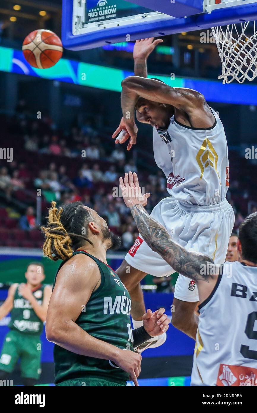 Manila, Philippines. 2nd Sep, 2023. Rondae Hollis-Jefferson (Top) of ...