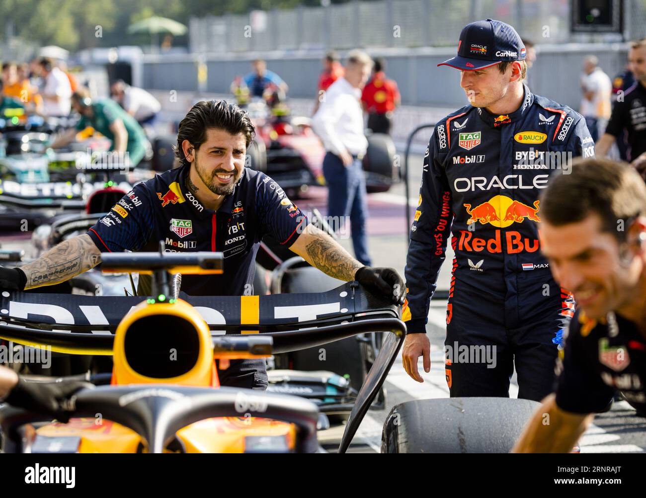 MONZA - Max Verstappen (Red Bull Racing) after qualifying for the F1 ...