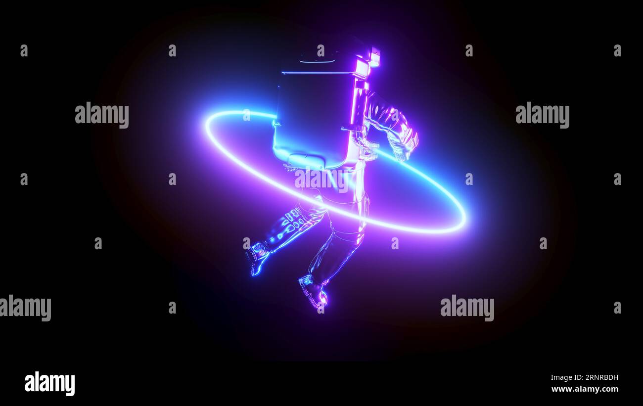 Floating astronaut, illustration Stock Photo - Alamy Floating astronaut, illustration Stock Photo - Alamy