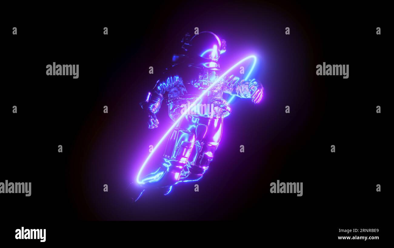 Floating astronaut, illustration Stock Photo - Alamy Floating astronaut, illustration Stock Photo - Alamy