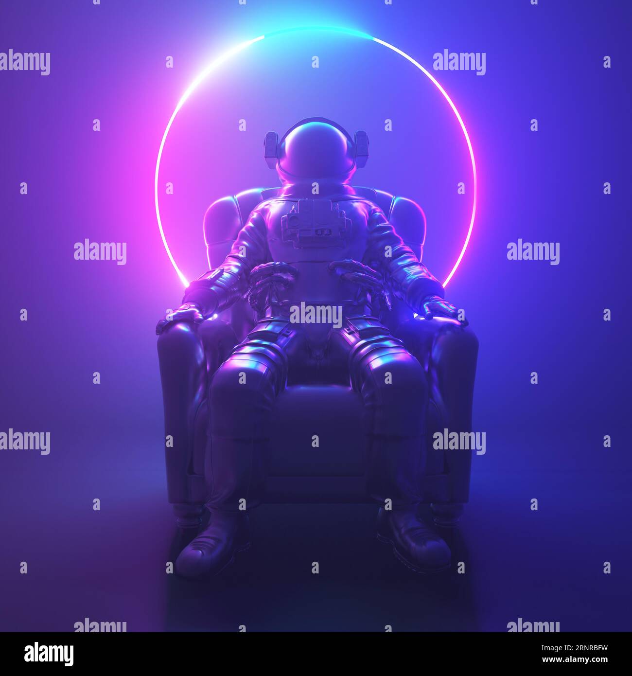 Astronaut in space chair hi-res stock photography and images - Alamy