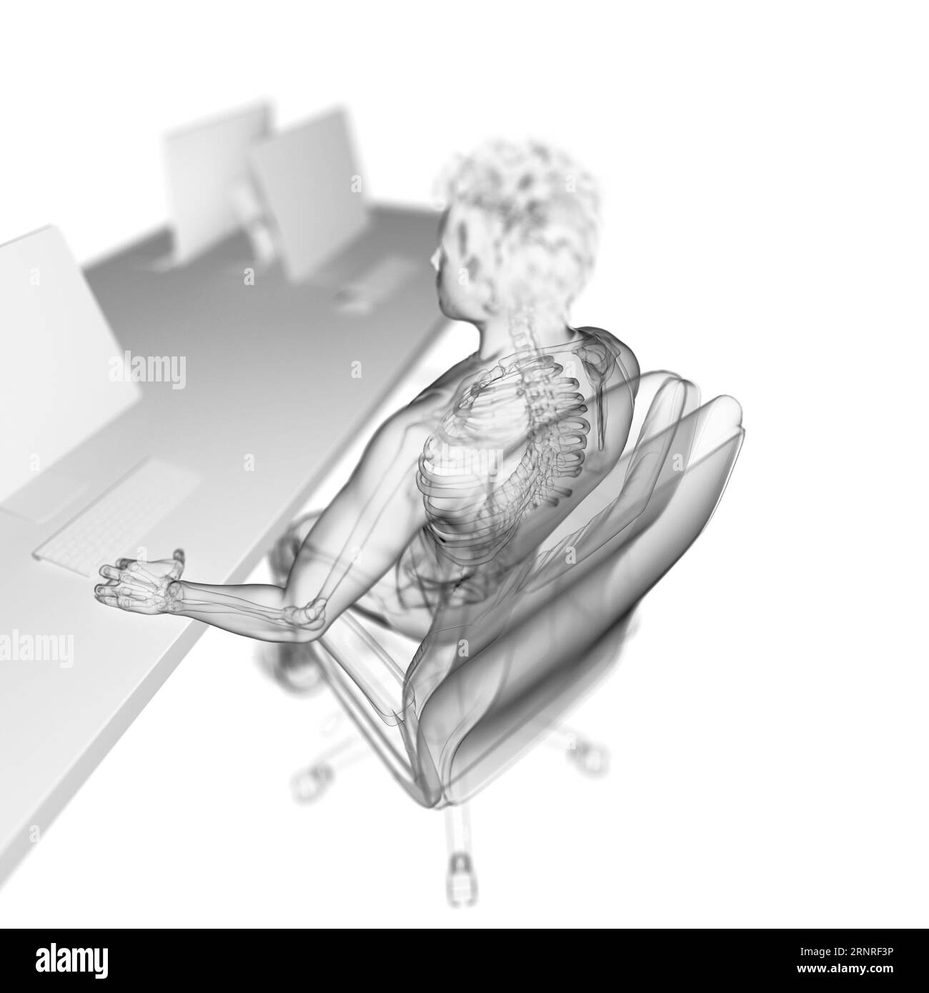 Back office computer Black and White Stock Photos & Images - Alamy