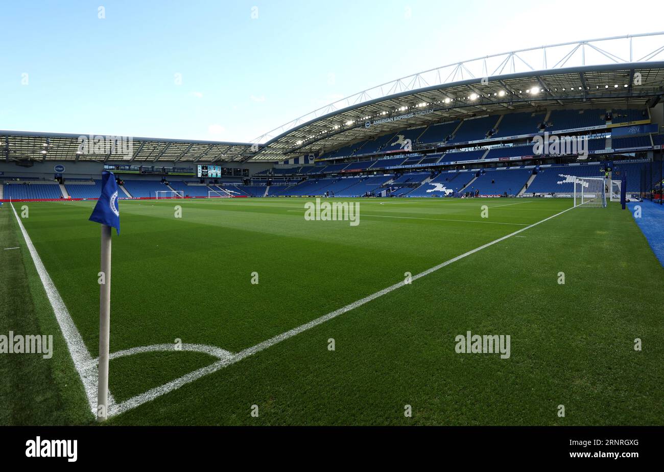General view from inside the stadium before the Premier League match at ...