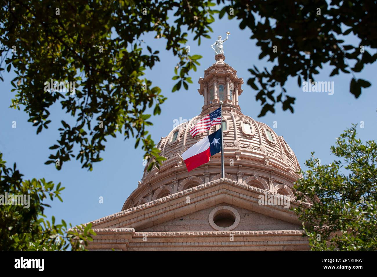 Texas state capitol building flags hi-res stock photography and images ...