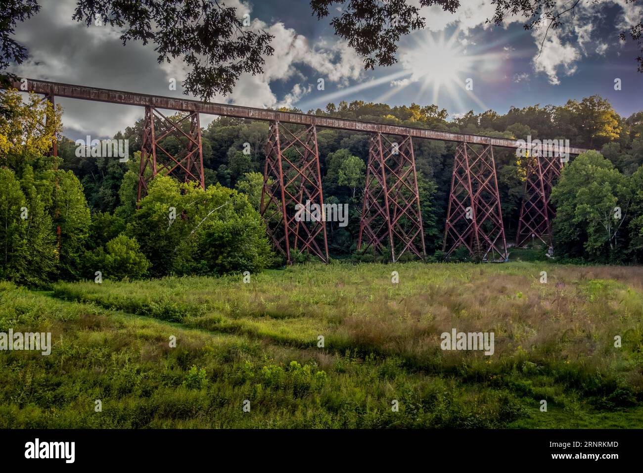 Iron bridge railroad tracks hi-res stock photography and images - Alamy