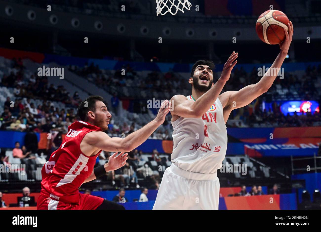 Jakarta, Indonesia. 2nd Sep, 2023. Mohammad Amini of Iran goes for a ...