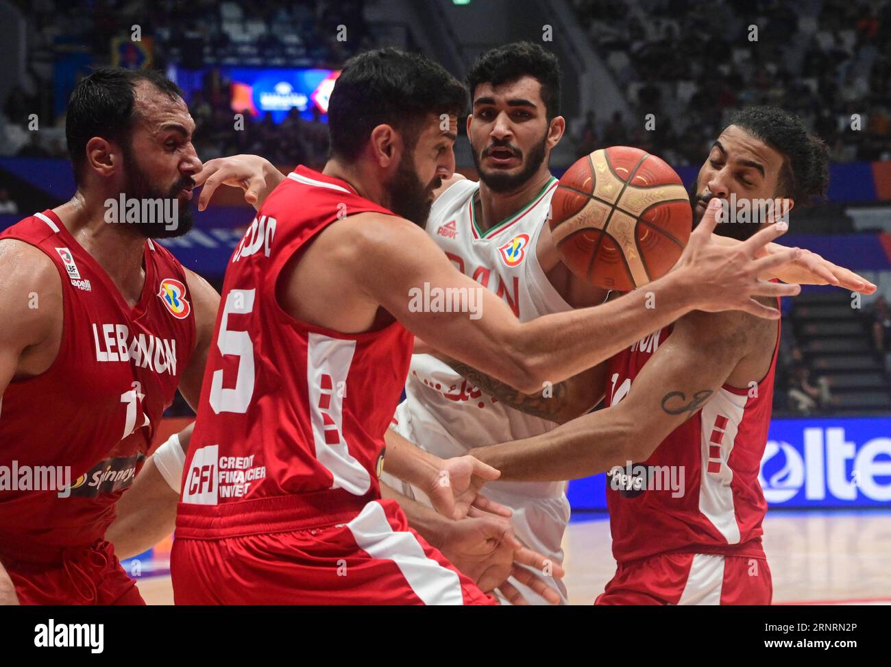 Jakarta, Indonesia. 2nd Sep, 2023. Mohammad Amini (2nd R) of Iran ...